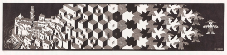 Plasmando ilusiones: el mundo de los patrones de Escher - iHistorArte